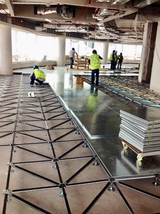 TORRE TITANIUM - CHILE 16.000 MQ - Suelos técnicos para interiores y ...